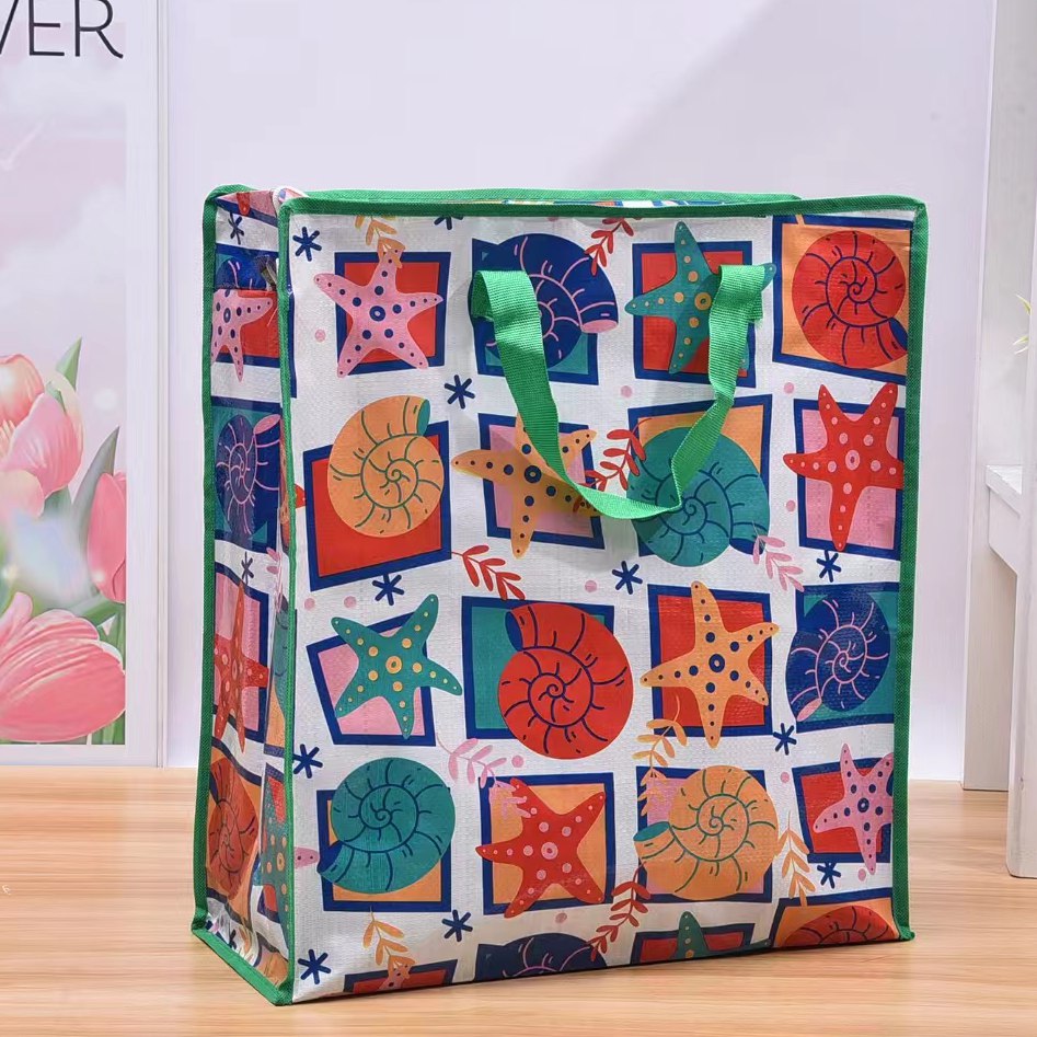 wholesale color print pp woven bag; wholesale color print plastic bag ...