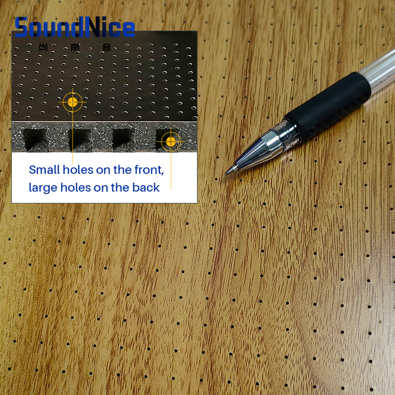 Micro Holes Perforated Acoustic Timber Panels
